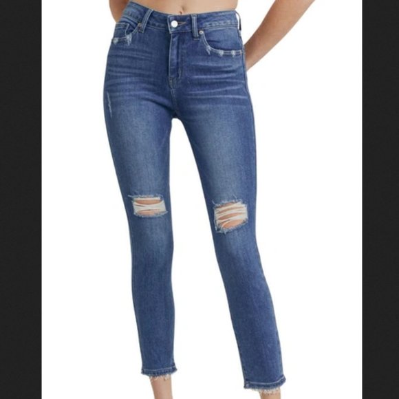 L.T.J | Jeans | Ltj Letter To Juliet Womens Ripped High Waist Ankle ...